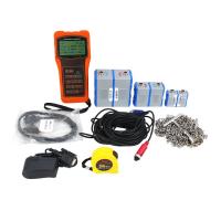 China Shengda 15-700mm Digital Handheld Ultrasonic Flowmeter Price for sale