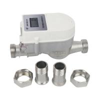 China DN25 Intelligent Digital Prepaid Smart Water Meter with Flow for sale