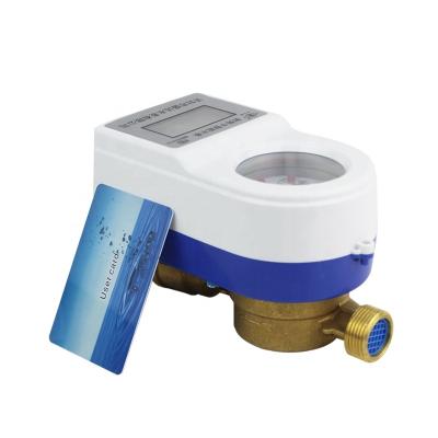 China Single Jet Smart Ic Card Pre Paid Water Meter for sale
