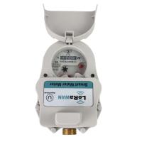 China Wireless Remote Water Meter Reading Post Paid Brass Body Water Meter with Valve Lorawan for sale