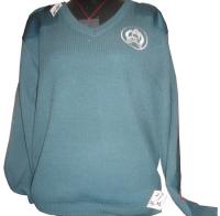 China Ribbed Cuffs And Hem and Embroidered Logo Must-Have Features on this Army Sweater for a Classic Look for sale