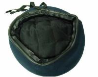 China Flat Top Military Beret with Elastic Band Closure and Lightweight Construction for sale