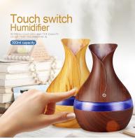 China Power W 3 300ml 5V USB Powered Ultrasonic Wooden Grain Humidifier for Humidification and Fragrance for sale