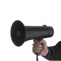 China 40W Black Loud Hailer Bullhorn Megaphone Speaker for Troop Sporting Rescue Support APP NO for sale