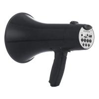 China 40W Black Loud Hailer Bullhorn Megaphone Speaker for Troop Sporting Rescue Support APP NO for sale