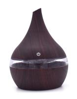 China Installation Tabletop 300ml Popular Wood Mini Air Humidifier for Car Desktop Home for sale