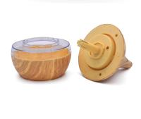 China Installation Tabletop 300ml Popular Wood Mini Air Humidifier for Car Desktop Home for sale