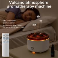 China 2023 Flame Volcano Air Humidifier Aroma Diffuser Christmas Promotion with Remote Control for sale