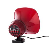 China Memory Card Supported 12V Car Siren Megaphone Speaker Amplifier with DC Power Source for sale