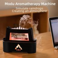 China 2023 Magic City Ultrasonic Essential Oil Aroma Diffuser Raindrop Humidifier White NO for sale