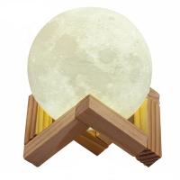 China 2021 Best Seller Good 3D Printing Moon Light Lamp with Switch Mode Remote Control for sale