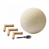 China 2021 Best Seller Good 3D Printing Moon Light Lamp with Switch Mode Remote Control for sale