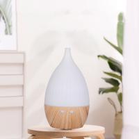 China Ultrasonic Humidifier 2022 Desktop 5V Portable USB Wood Grain Essential Oil Diffuser 160ml with LED Light for sale
