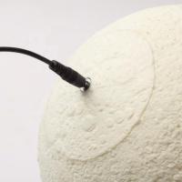 China Dimmable Touch Control Remote PLA 3D Printing Moon Lamp with 10000 Hours Lifespan for sale