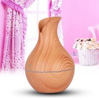 China 130ML Wood Grain Ultrasonic Vase Portable Mini USB Humidifier for Moisture Management for sale