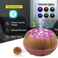 China 2022 Wood Grain Humidifier Aroma Oil Diffuser with Large Capacity and Vintage Style for sale