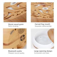 China 2022 Wood Grain Humidifier Aroma Oil Diffuser with Large Capacity and Vintage Style for sale