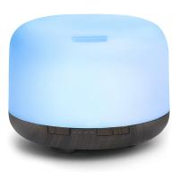 China 24V Capacity＞200ml Tree Leaf Design Wooden Aroma Diffuser Vintage Style Essential Oil for sale