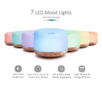 China 24V Capacity＞200ml Tree Leaf Design Wooden Aroma Diffuser Vintage Style Essential Oil for sale