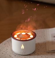China Household Aroma and Humidification with 3D Flame Essential Oil Volcano Fire Diffuser for sale