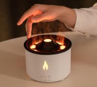 China Household Aroma and Humidification with 3D Flame Essential Oil Volcano Fire Diffuser for sale