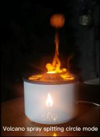 China Household Aroma and Humidification with 3D Flame Essential Oil Volcano Fire Diffuser for sale