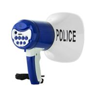 China USB Communication 15-30W Black Cheerleading Megaphone with 1x 18650 Lithium Battery Power for sale