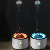 China Flame LED Light 350ml Volcano Humidifier with Style Flame Aroma Diffuser and Night Lamp for sale