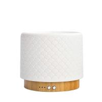 China 280ml Bamboo and Ceramic Ultrasonic Electronic Diffuser for Natural Aroma Experience for sale