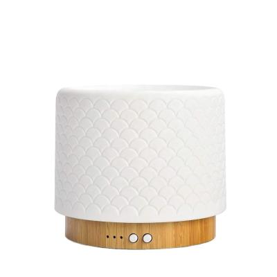 China 280ml Bamboo and Ceramic Ultrasonic Electronic Diffuser for Natural Aroma Experience for sale