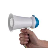 China 5W Battery Powered Portable Mini Megaphone with Music Waterproof and Support Apt-x for sale