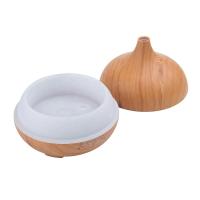 China 550ml Essential Oil Aromatherapy Diffuser for Home App-Controlled 12W Power Wooden Top for sale