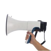 China 1 Channel 2022 80W 12V Handheld Rechargeable Megaphone with Siren No Water Resistance for sale