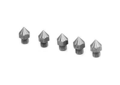 China Tungsten Carbide 3D Printer Nozzle , K30 / YG8 Grade Print Head Nozzle Customized Drawing for sale