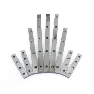 China K20 Tungsten Carbide Strip Blades with Holes for Carbide Paper Cutting Blades for sale