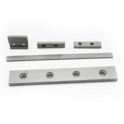China YW1 / YG15 Tungsten Carbide Strips with Holes for Slitter Cutter for sale