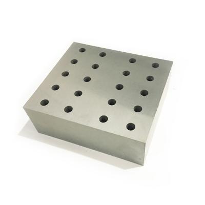 China YG20 Square Carbide Blanks With Holes , 200x200x 20mm Tungsten Carbide Square Block Stock for sale