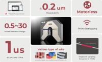 China F2030-K 2-Axis Laser Diameter Controller with 0.5-30mm Range and ±0.2µm Precision for sale