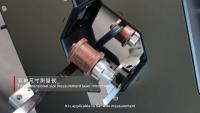 China TL-2025D Laser Scan Optical Micrometer 0.2-25mm Range 24V for Medical Tube and Wire Measurement for sale