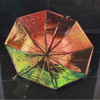 China Adults Iridescent Color Changing Umbrella with Special Design and Glitter Reflective for sale