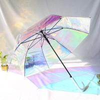 China Adults Iridescent Color Changing Umbrella with Special Design and Glitter Reflective for sale