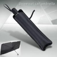 China All in 1 Car Sun Shade Umbrella Fiberglass Ribs 3 Fold Parking Sunshade for Windshield for sale