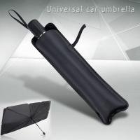 China Steel Frame Customized Logo Car Windshield Sunshade Umbrella UV Protect Foldable for sale