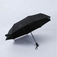 China Rubber Coated Handle Vinyl Sunscreen Anti-Ultraviolet Sun and Rain Dual- Folding Umbrella for sale