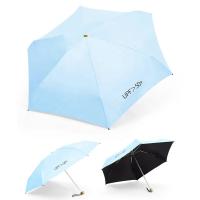 China Summer Must-Have 5fold Mini Colorful Pocket Umbrella for Ladies 8k 19inch Fiberglass Ribs for sale