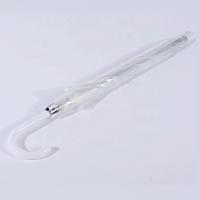China Steel Shaft Advertising Transparent POE Full Body Dome Umbrella with Print Logo Auto Open for sale