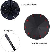 China 10 Ribs Auto Open Close Collapsible Folding Travel Umbrella for Rain Protection for sale
