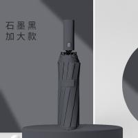 China Pongee Panel Material Large Folding Advertising Umbrella for Sunny and Rain Dual for sale
