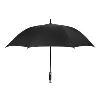 China Silver Metal Handle Straight Double Canopy Rolls Royce Golf Umbrella Custom Logo for sale