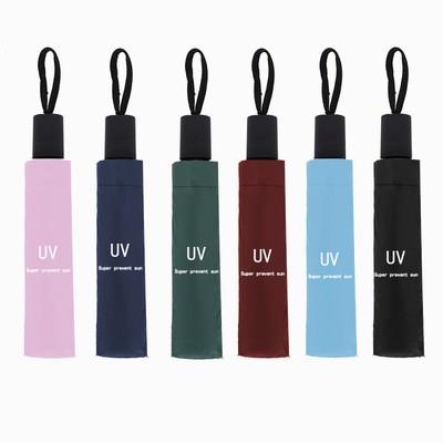 China Customized X302 UV Vinyl Folding Outdoor Sunshade Umbrella for Sunny and Rainy Days for sale